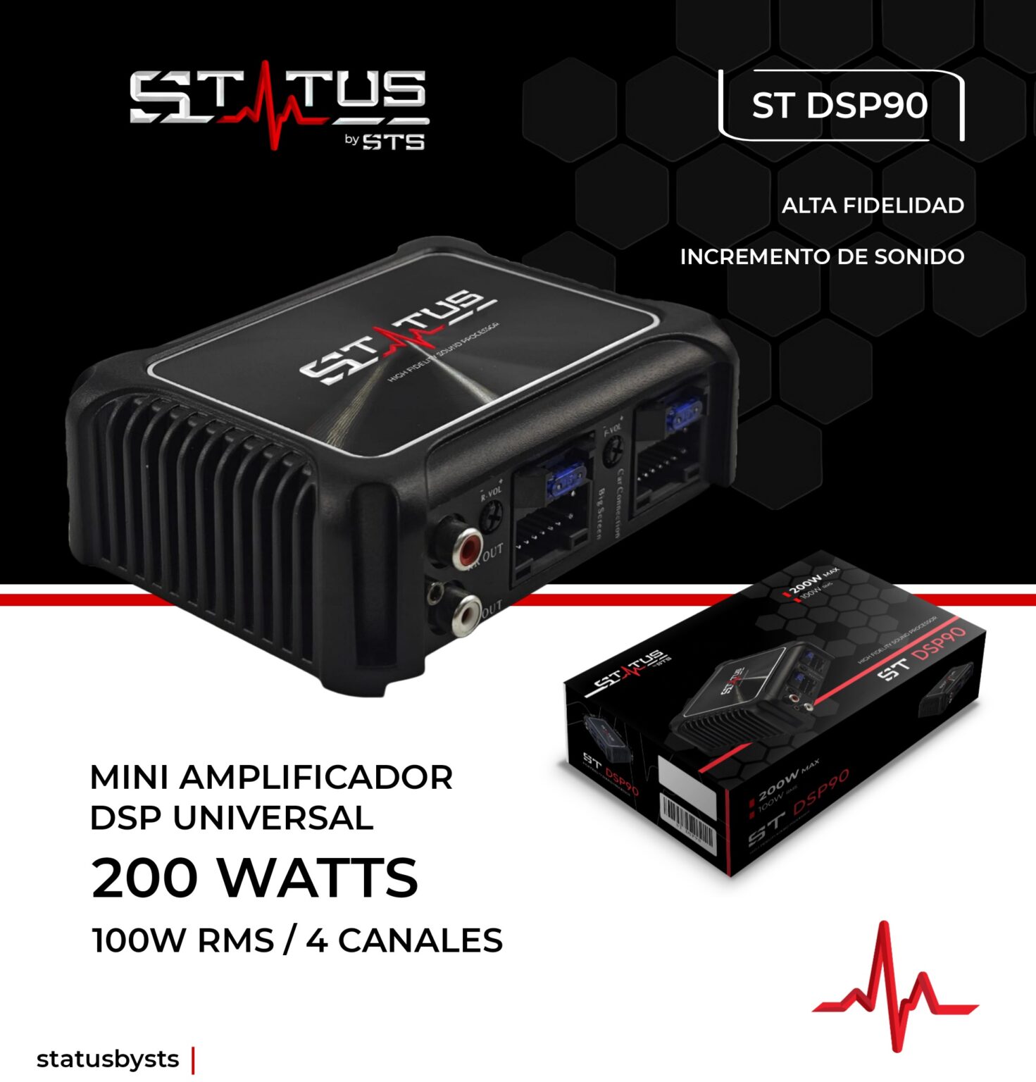 AMPLIFICADOR STATUS ST DSP90 - SmartFull Costa Rica