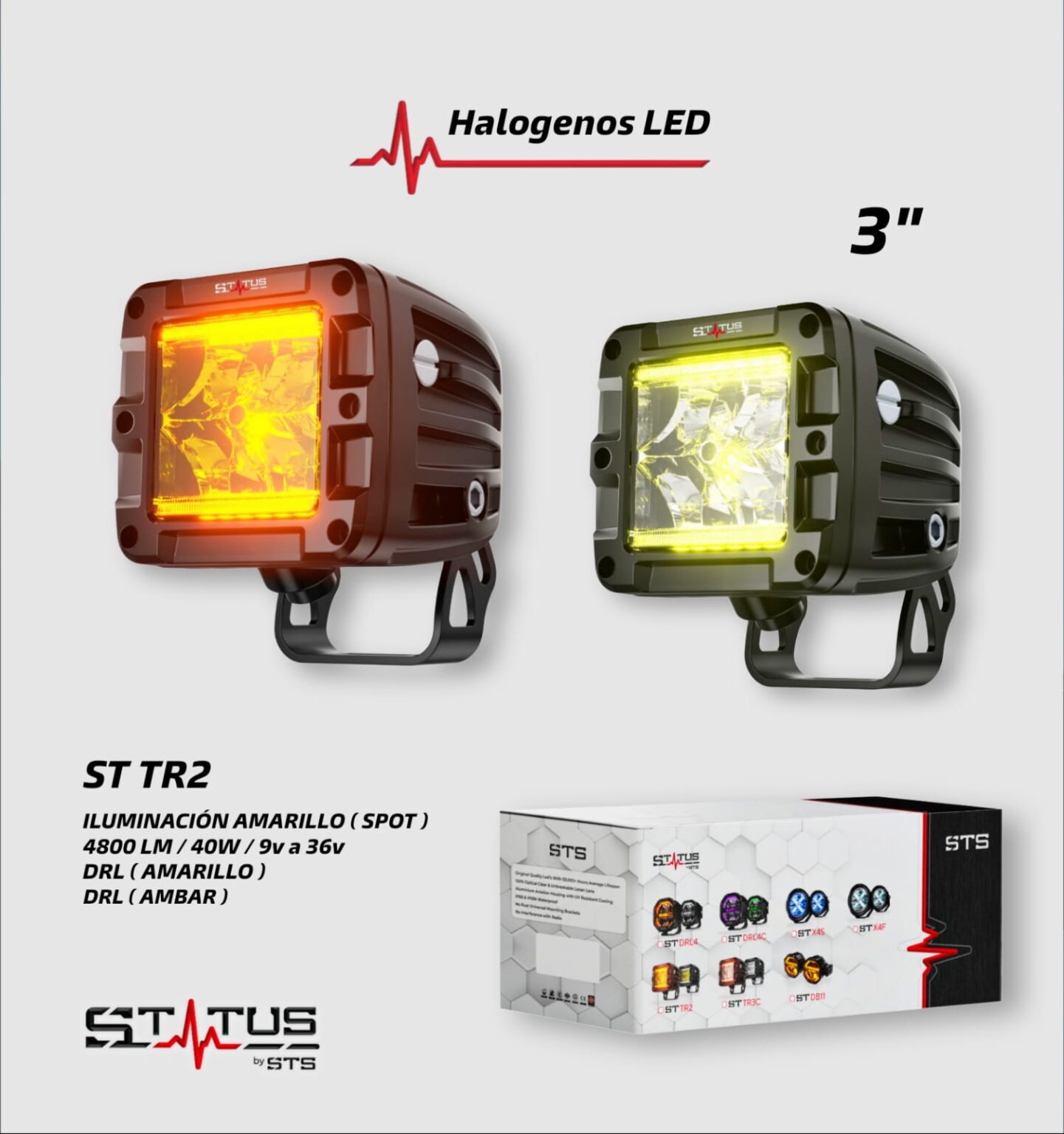 Halógenos LED Status ST TR2 - SmartFull Costa Rica